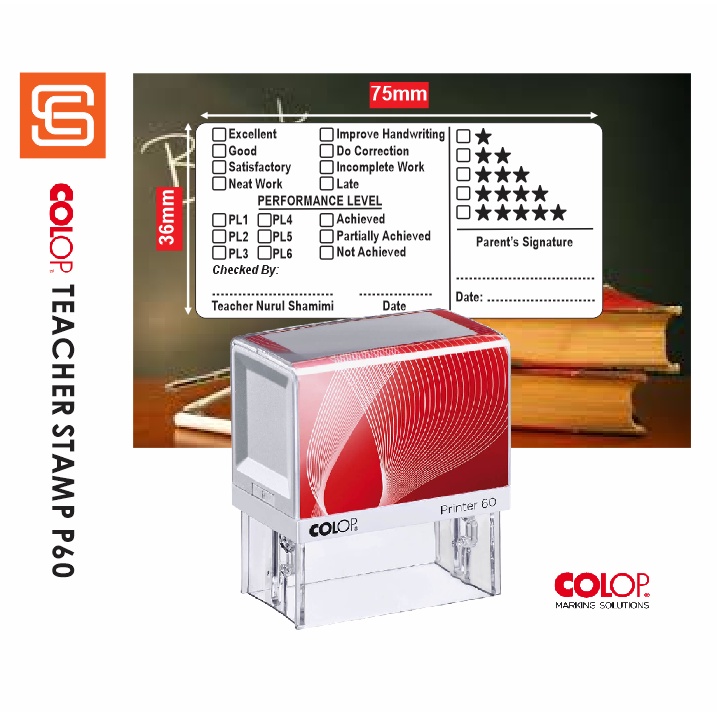 COLOP P60 TEACHER STAMP | Shopee Malaysia
