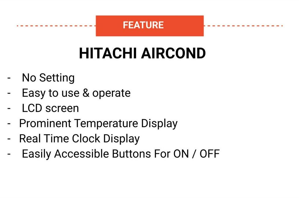 Hitachi RAR-4B1 Universal Remote Control Aircond Air Conditioner Ekon Remot Replacement Alat ...