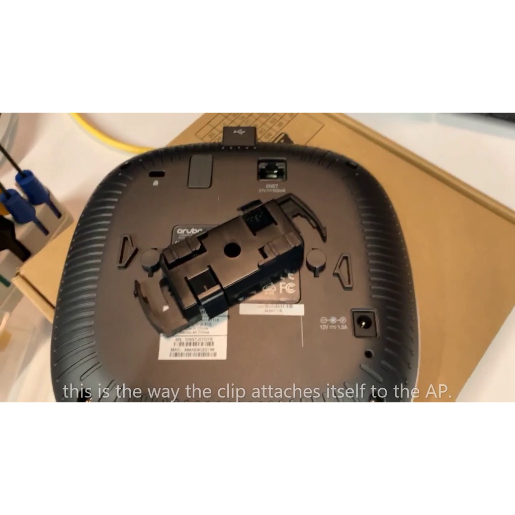 Genuine ceiling rail bracket Combo for Aruba 225 325 wifi device ...