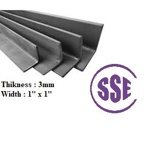 MILD STEEL ANGLE SIZE X THICKNESS 3MM | Shopee Malaysia