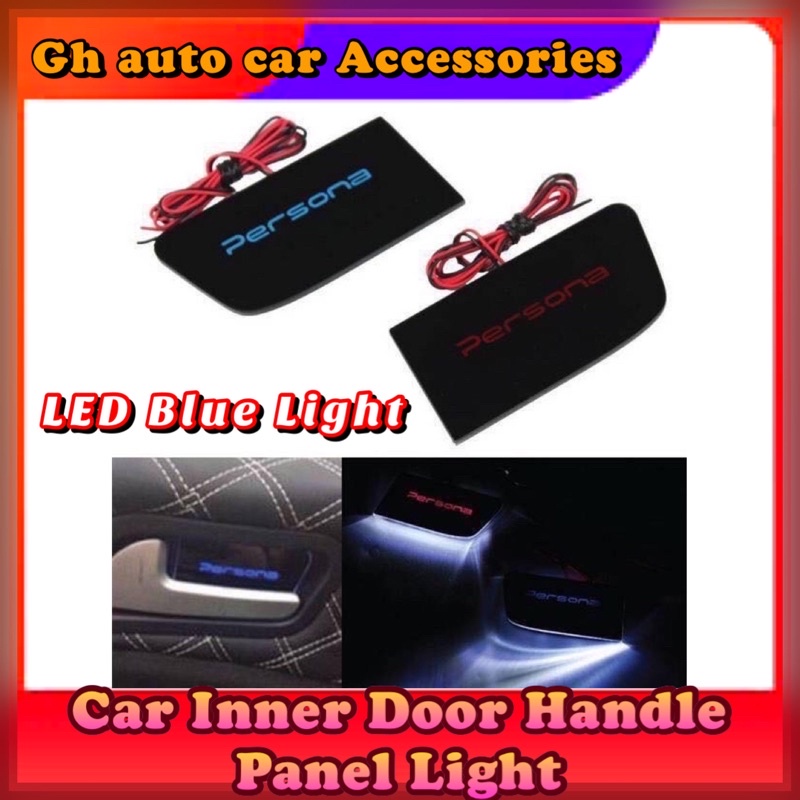 Car Inner Door Handle Panel LED Light 1 Set 4 Pcs | Shopee Malaysia