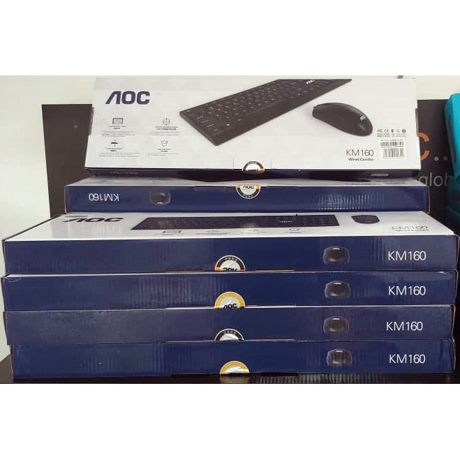 Keyboard AOC KM160 (wired with mouse) | Shopee Malaysia