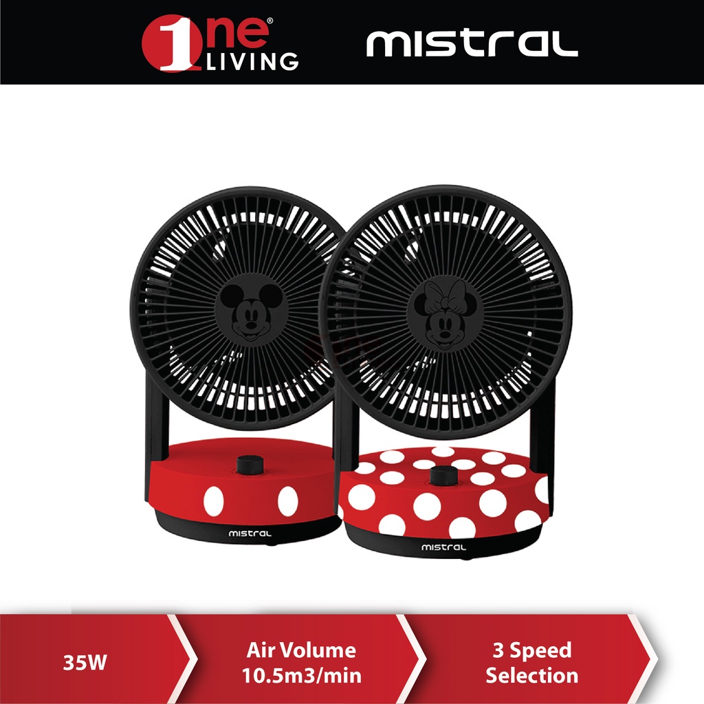 Mistral Disney x Mistral 7" High Velocity Fan MHV70 (Bundle of 2 ...