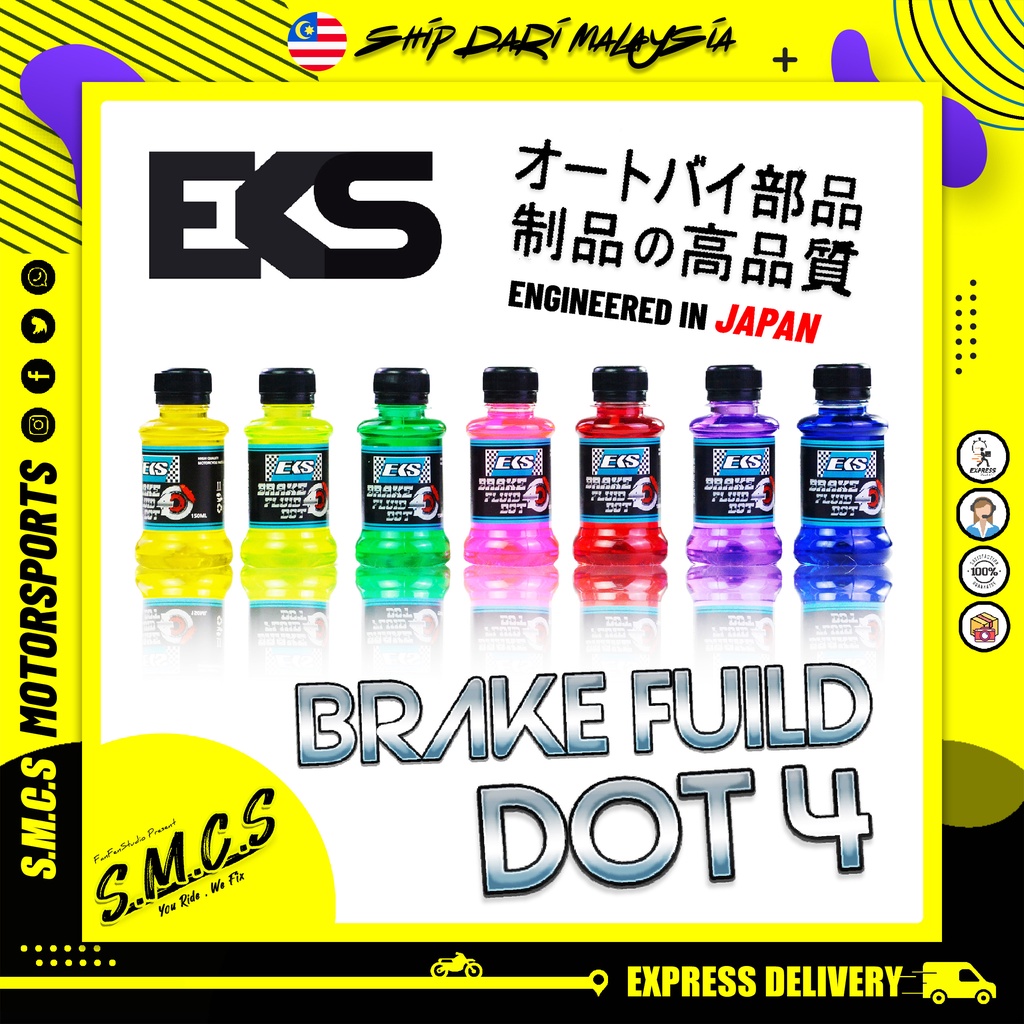 EKS Dot 4 Brake Oil Fluid Motorcycle Master Pump [𝗝𝗔𝗣𝗔𝗡 𝗘𝗡𝗚𝗜𝗡𝗘𝗘𝗥𝗘𝗗] 7 ...