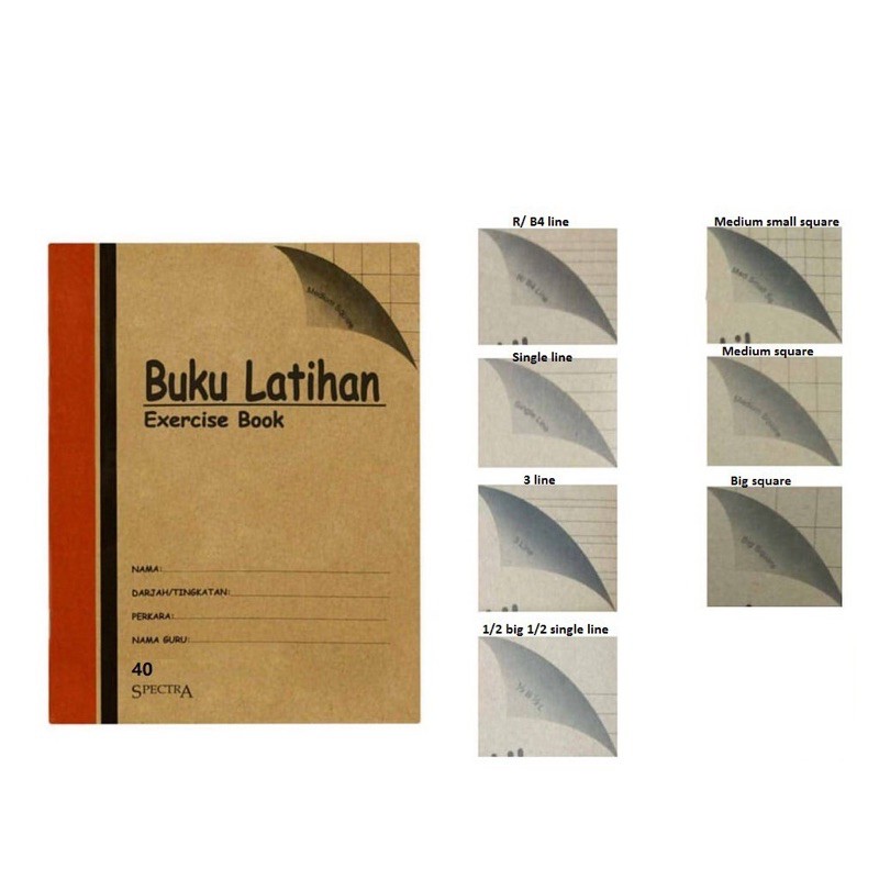 Buku Latihan | Exercise Book 40 Spectra F5 | Shopee Malaysia