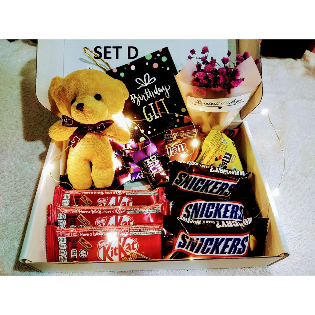 Kotak Hadiah Coklat/chocolate gift/Surprise box/giftbox/birthday ...