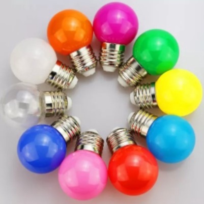 LED G45 3 Watt PING PONG bulb Lampu Raya bulb color Light Bulb B22 E27 ...