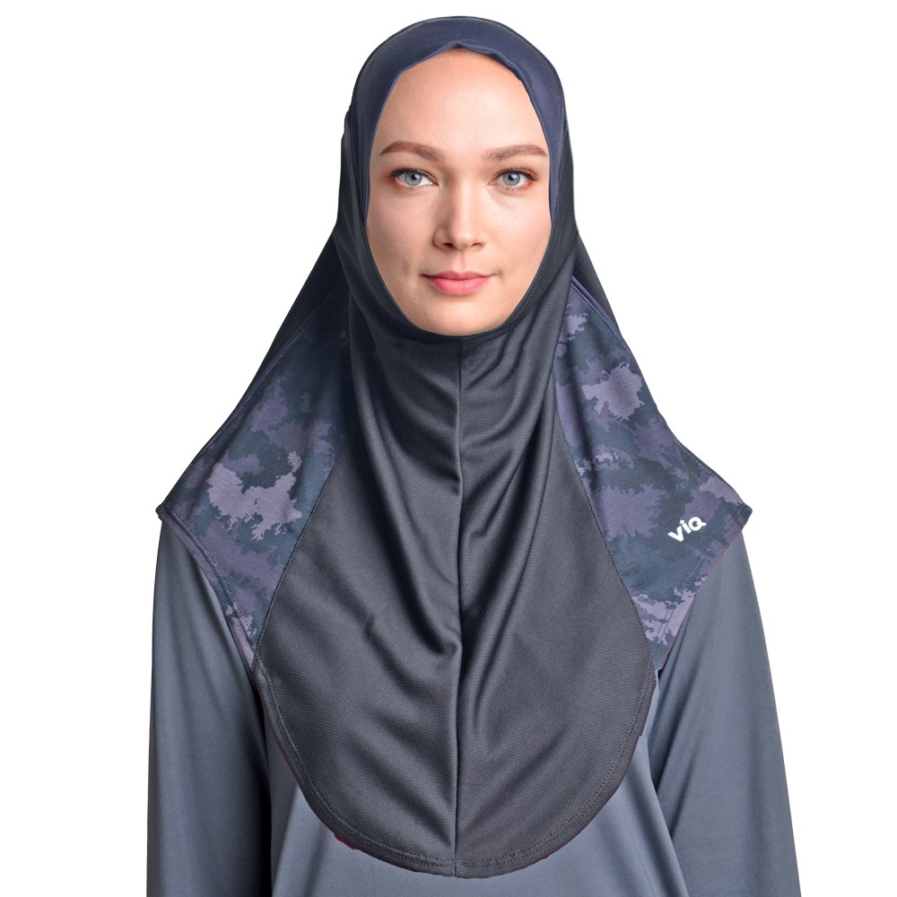 ViQ Camo Active Hijab - Elastic Sport Hijab Modest Muslimah | Shopee ...