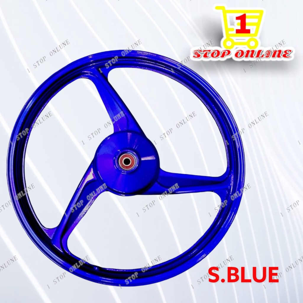 SPORT RIM WAVE125 / W100 WAVE100 EX5 SPORT RIM 3 BATANG CANDY COLOR LEG ...