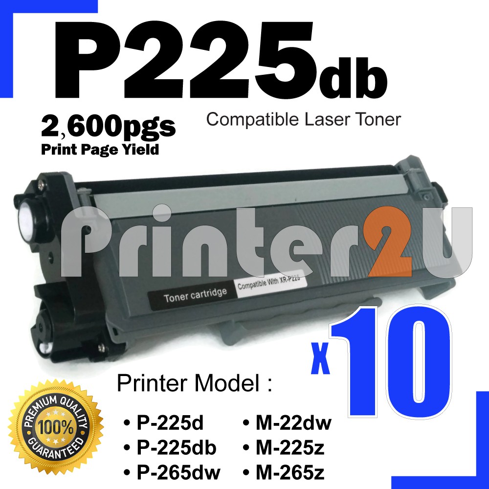 10x Compatible to Fuji Xerox Docuprint P225 P225d P225db P265dw M265z ...