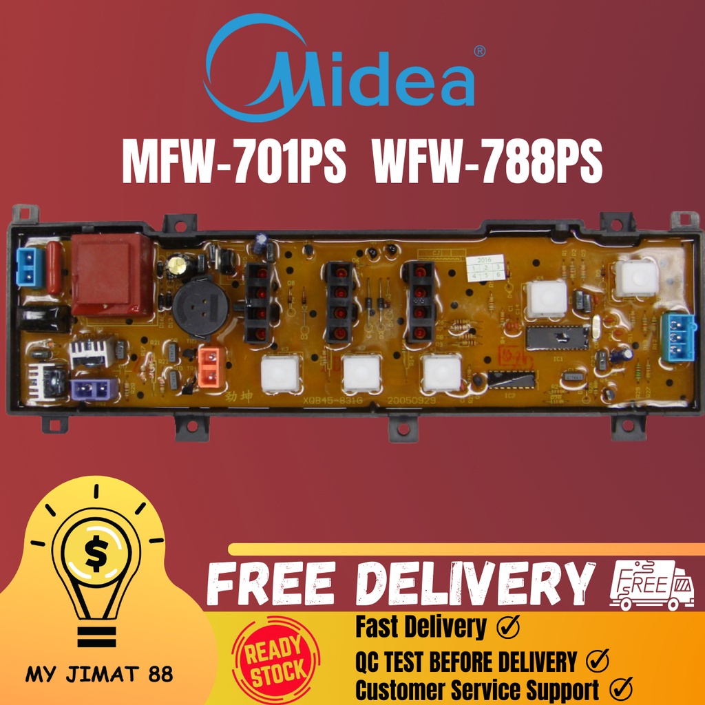 MIDEA WASHING MACHINE PCB BOARD MFW-701S/MFW-788PS | Shopee Malaysia