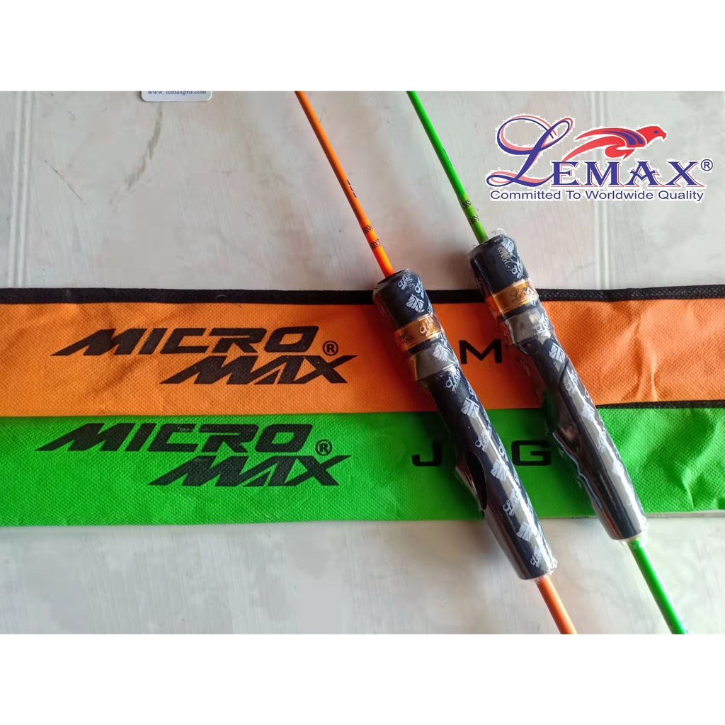 LEMAX MICRO MAX JAPAN MICRO GAME SPINNING JIGGING ROD | Shopee Malaysia