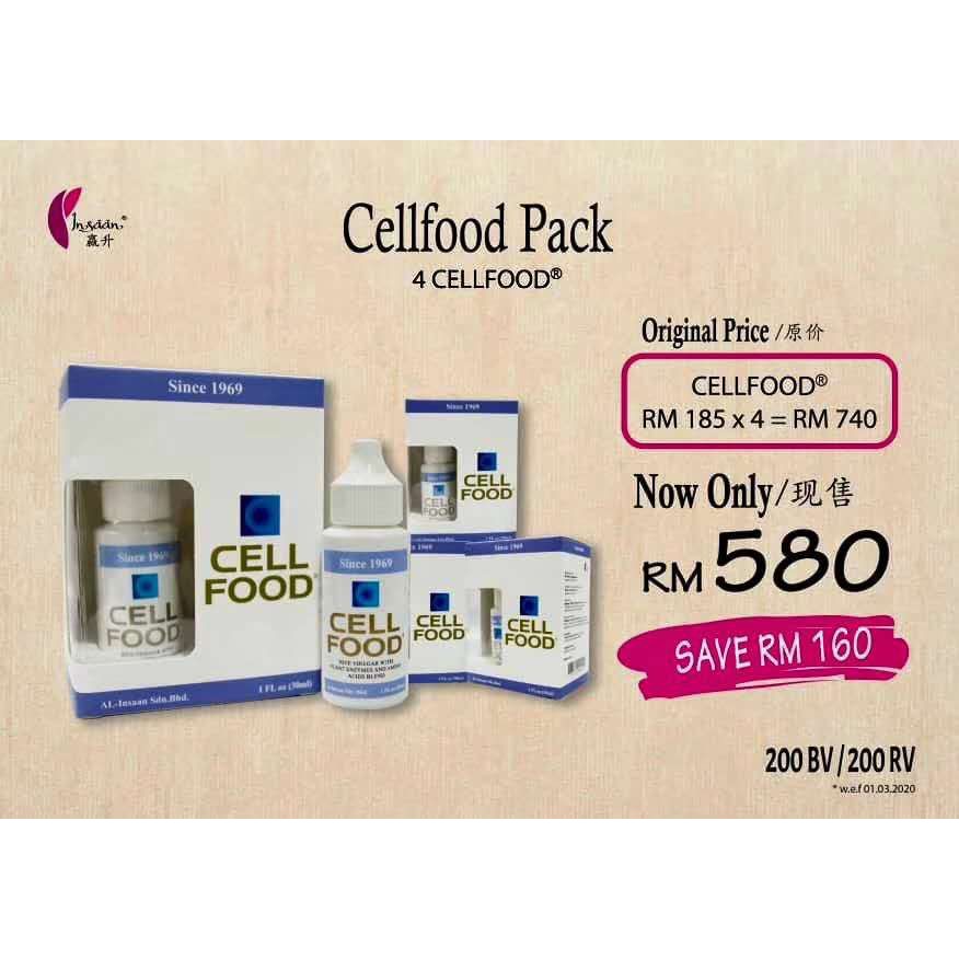 💯% Authentic CELLFOO®Liquid For Life [💯%正品细胞食物®生命之泉源] 💯% Original ...