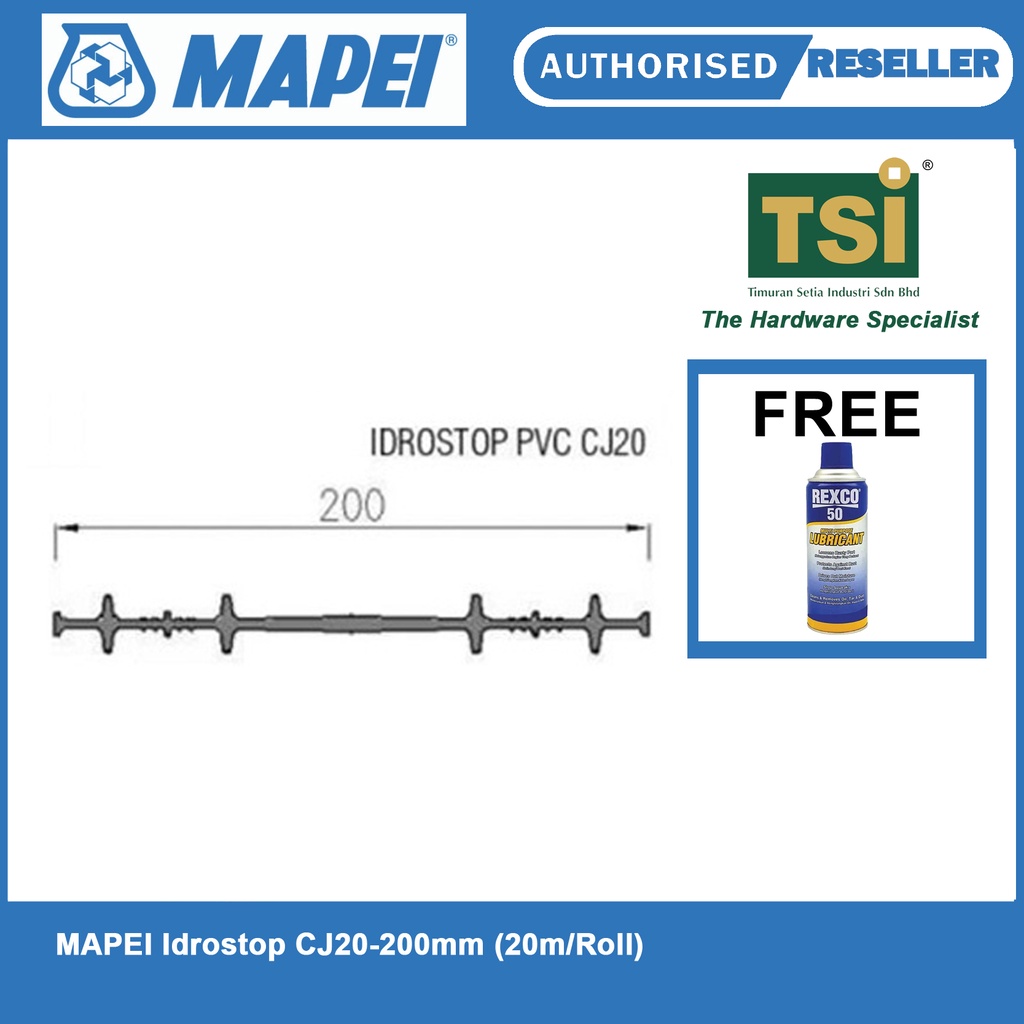 MAPEI Idrostop CJ20 (200mm X 20m/Roll) | Shopee Malaysia