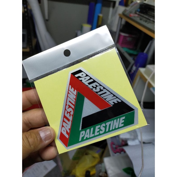 Sticker motor/kereta ( palestine ) pantul cahaya | Shopee Malaysia