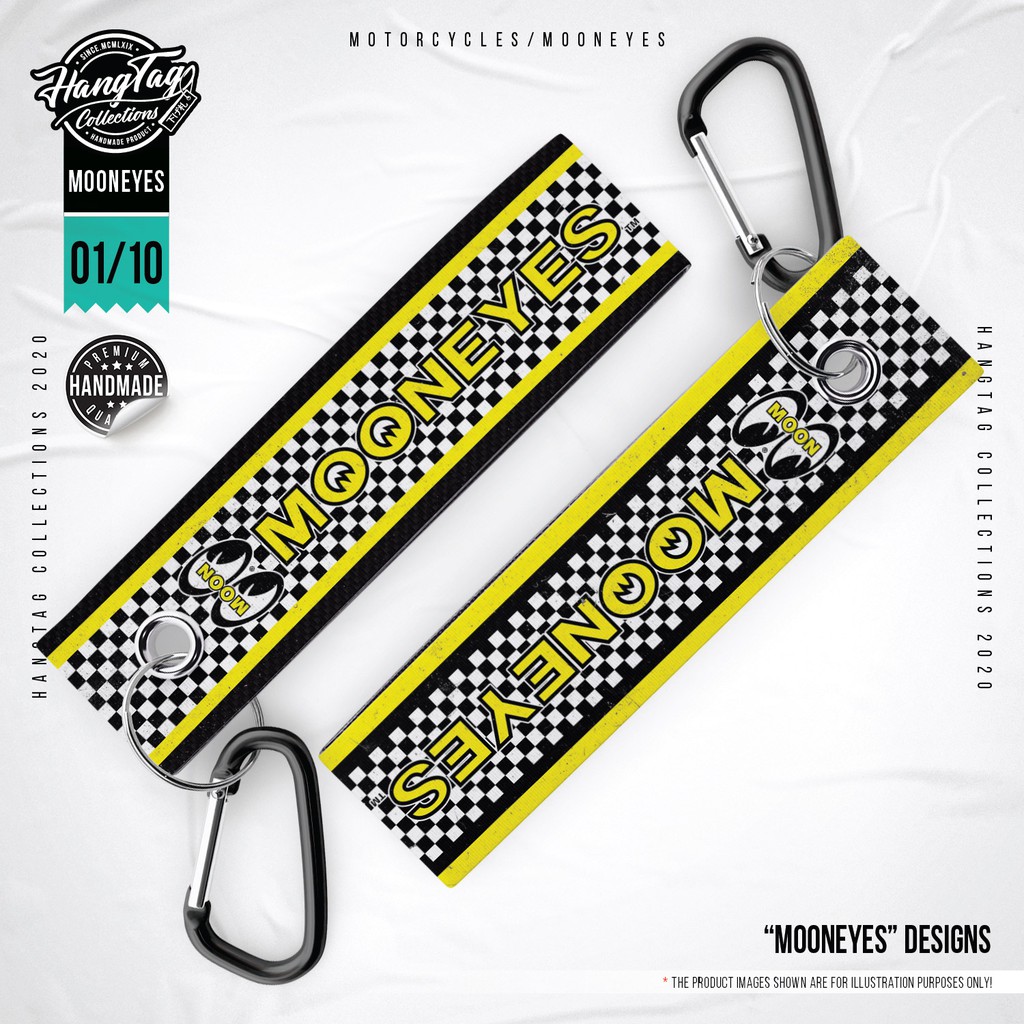 (READY STOCK) MOONEYES - Designs 1/10 - Key tag / Keychain | Shopee ...