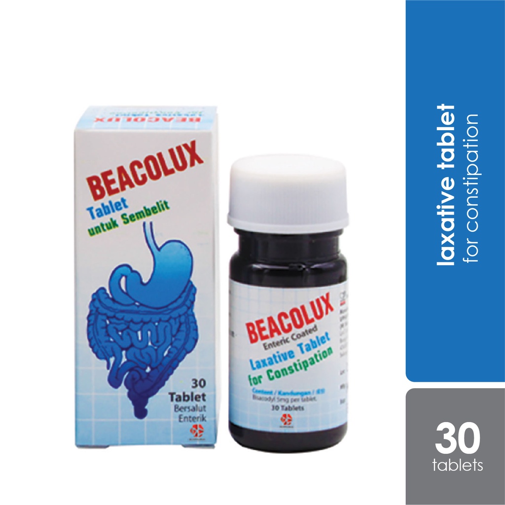 BEACOLUX LAXATIVE TABLET for constipation 润肠通便丸 30 tablets | Shopee ...