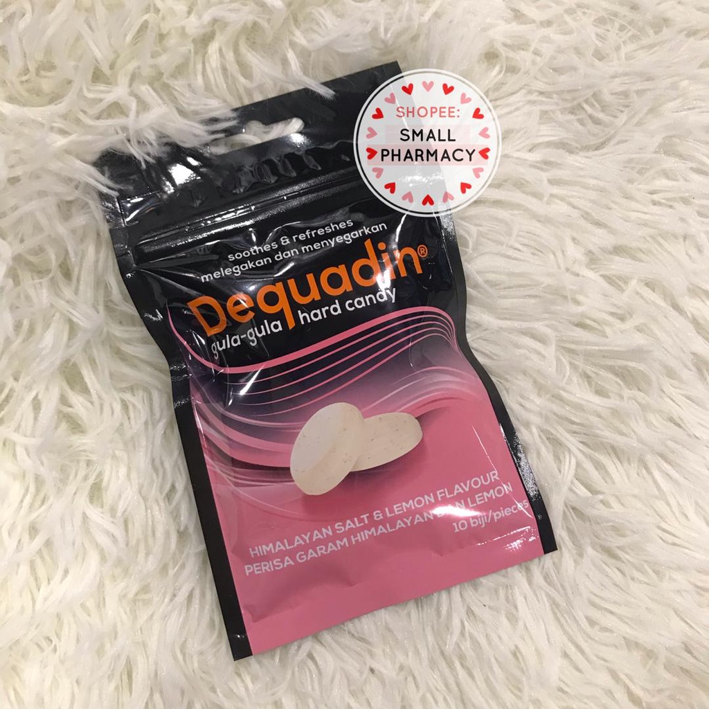 Dequadin Hard Candy Menthol / Lemon / Himalayan Salt & Lemon 35g Zipper ...