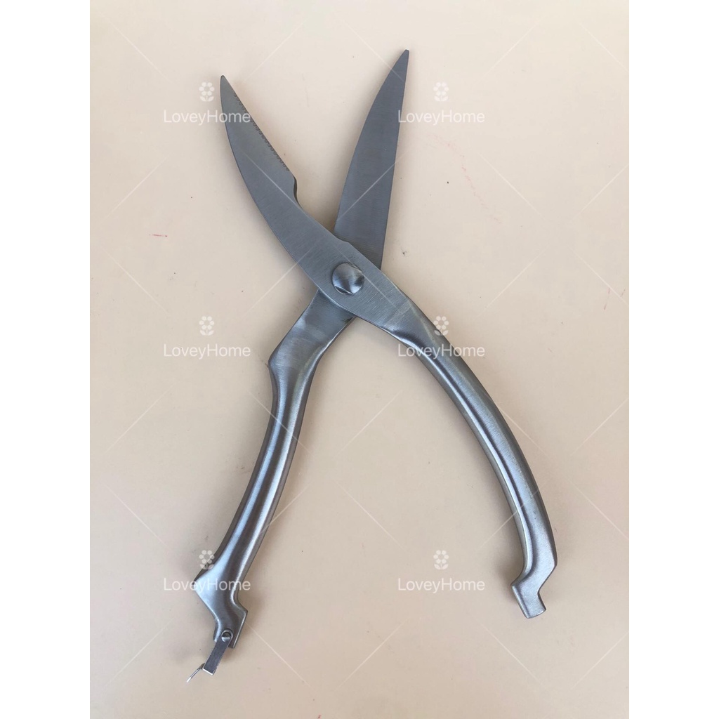 Durable Stainless Steel Kitchen Scissors Strong Scissors Gunting Heavy ...