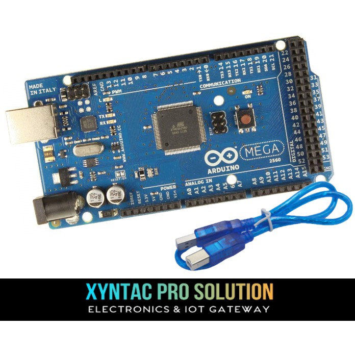 Arduino Mega 2560 R3 ATmega2560 Compatible + Free USB Cable | Shopee ...
