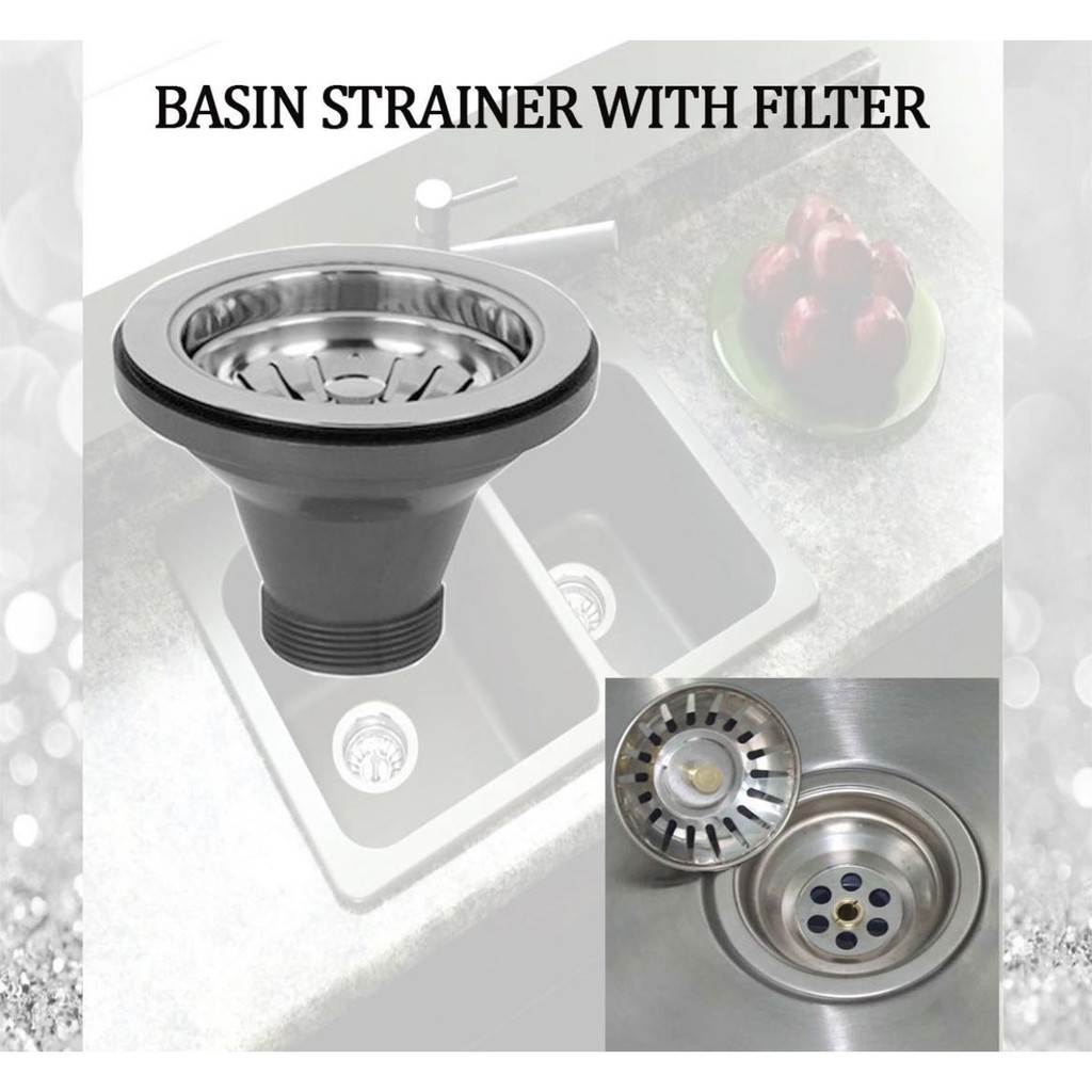 SEMENYIH Floor Grating & Drainer Stainless Steel Kitchen Sink ,Waste ...