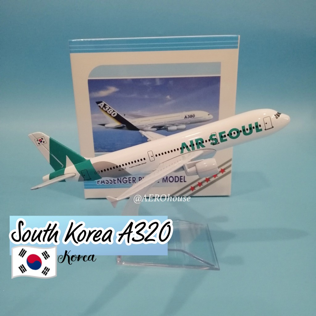 Latest Aeroplane/ 61 Aircraft Model- South Korea A320 Air Soul Kapal ...