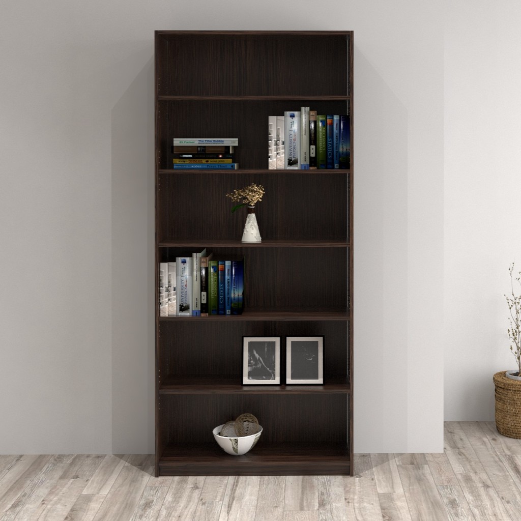 Loft Living 6 Tier BookCase/Rak Tinggi/Home Furniture/Rak Murah/Almari ...