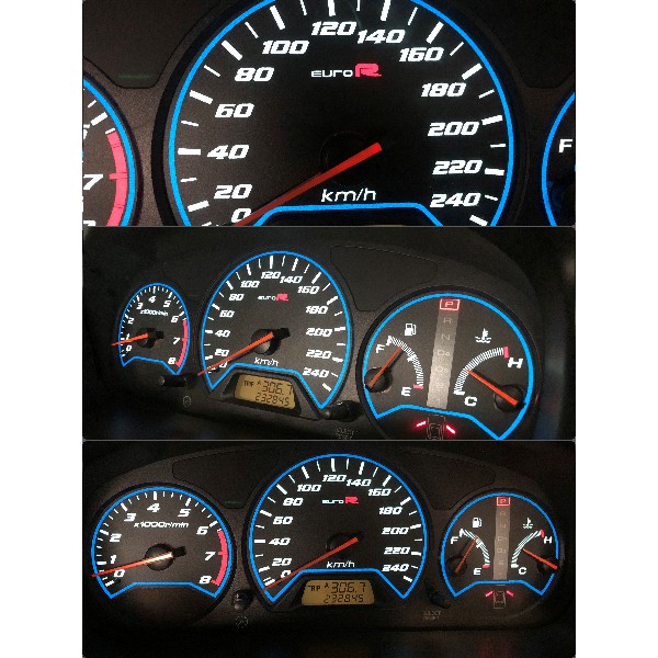 Honda Accord S86 EL Meter Panel Papan Accessories Euro R 1999 2000 2001 ...