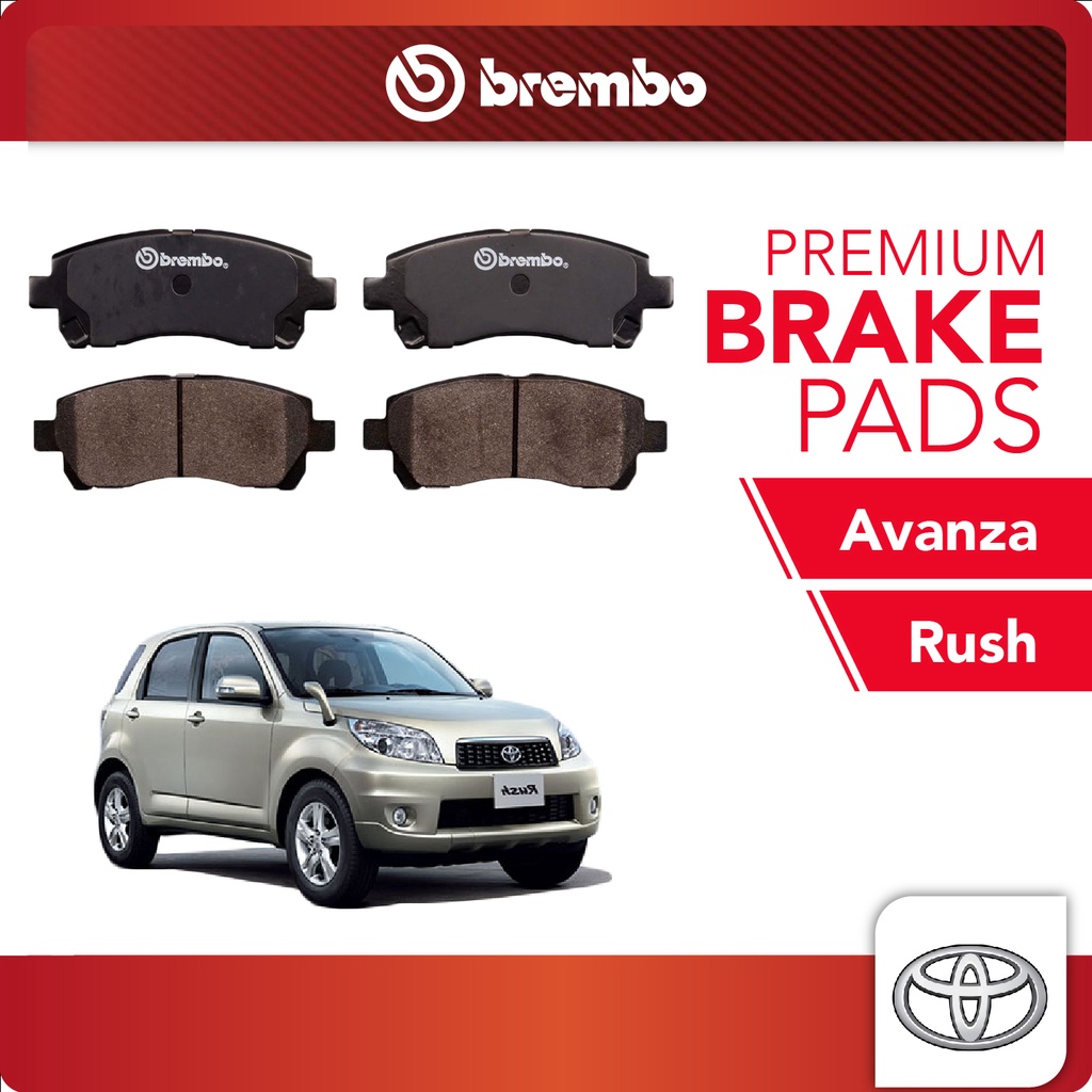 BREMBO Front Pads (1 set) - Compatible with TYT Avanza 1.3, Rush ...