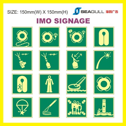 International Maritime Organization IMO Signage Rescue Boat Lift Boat ...