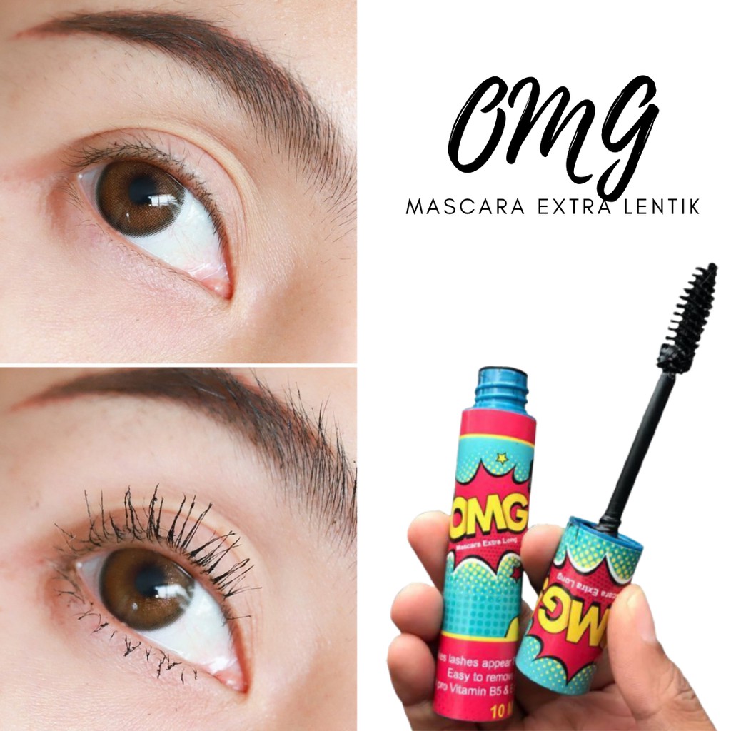 OMG MASCARA Maskara Extra Lentik | Shopee Malaysia