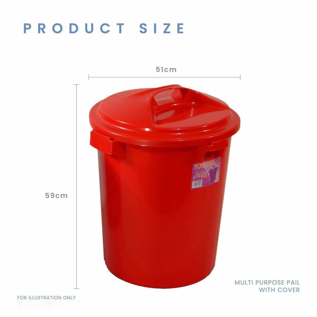 57 Litres Pail with Lid Multi Purpose Pail With Cover TOYOGO Made in Malaysia | Shopee Malaysia