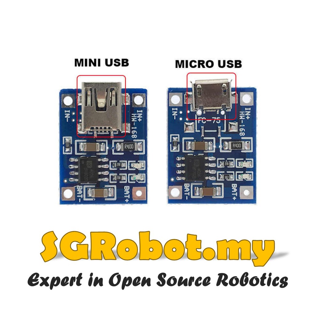 TP4056 DIY 1A Micro / Mini / Type C USB Battery Charging Board Charger ...