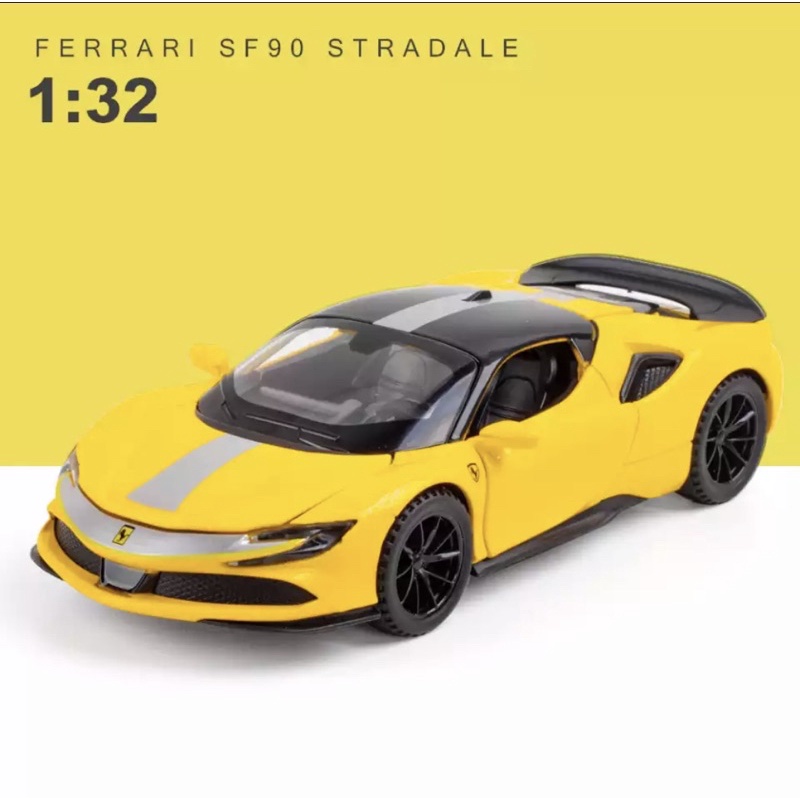 FEO Ferra SF90 Stradale Diecast Car Model Alloy Car Diecast Model Toys ...