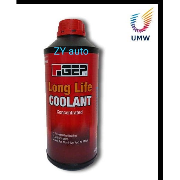 GEP Long Life Coolant Concentrated 1L - RED | Shopee Malaysia