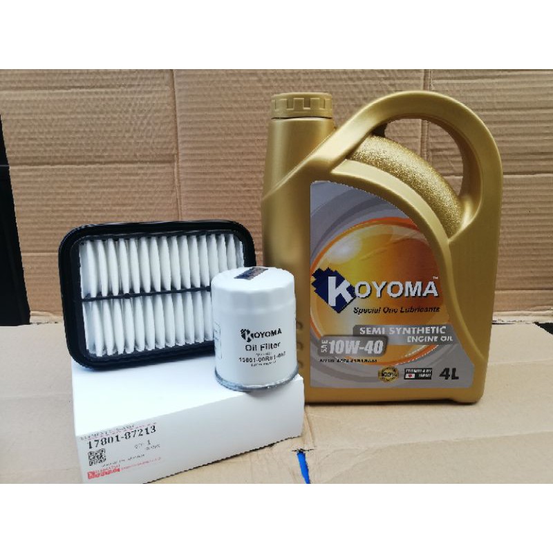 DAIHATSU PERODUA MIRA KANCIL L2 TURBO AIR FILTER + OIL FILTER + KOYOMA ...