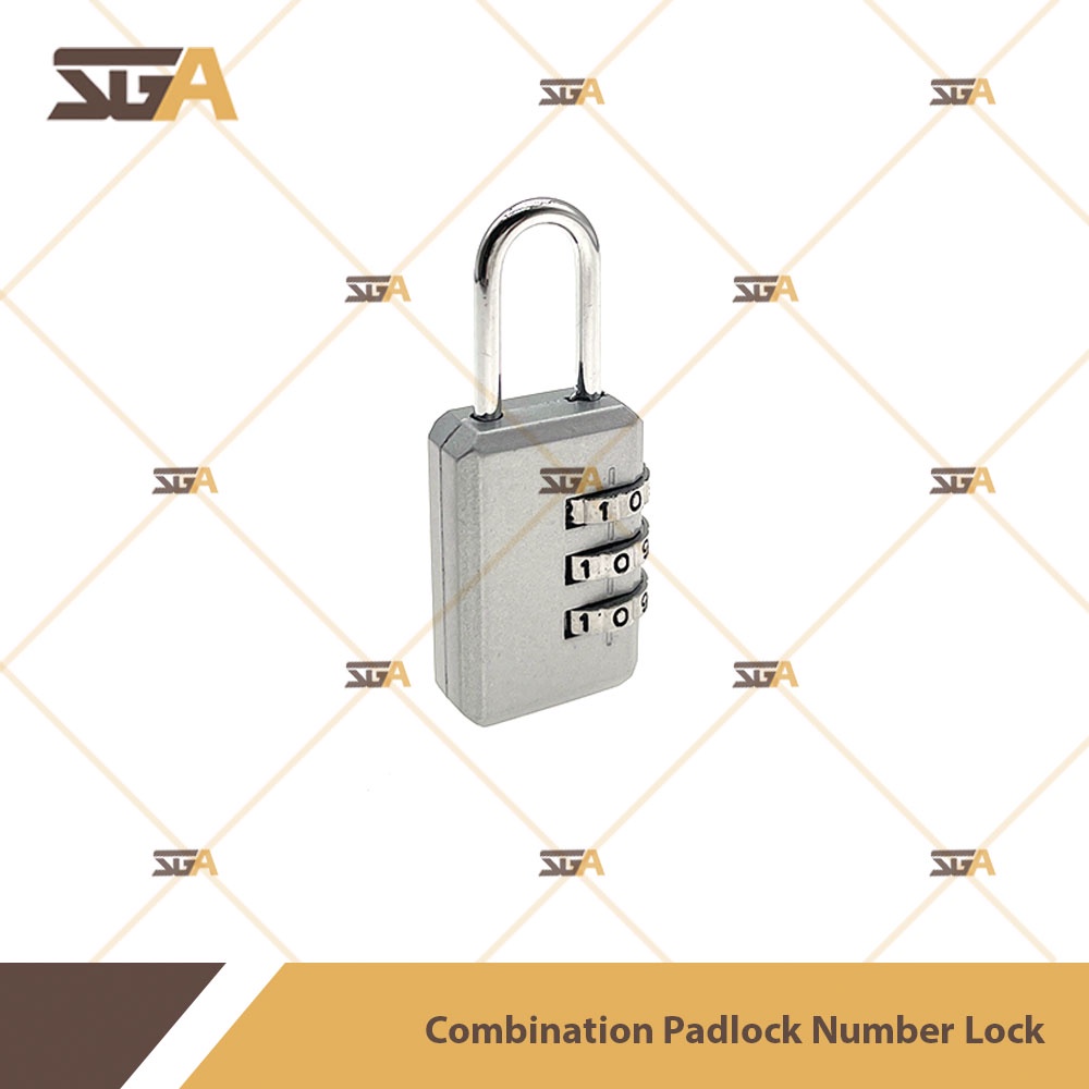 3 Digit / 4 Digit Outdoor Combination Number Padlock, Push Button ...