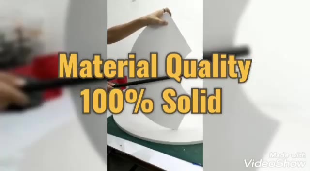 Custom 3D Wording/Abjad/ Font/ Alphabet Letter and number Size 20cm ...