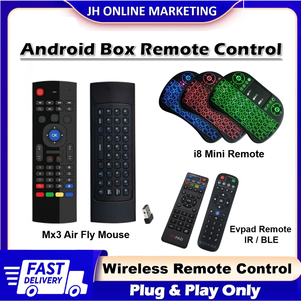 Svi Cloud Remote l EVPAD Remote l EVPAD VOICE l AirMouse MX3 l i8 ...
