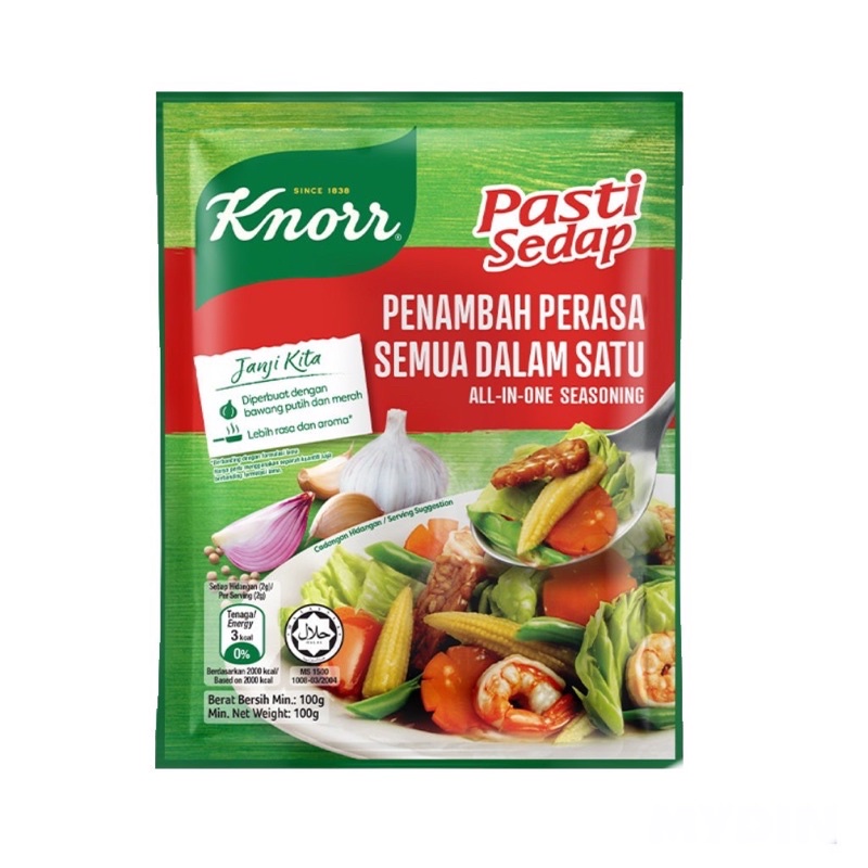 Knorr Pasti Sedap All in One Seasoning Powder 100g | Shopee Malaysia