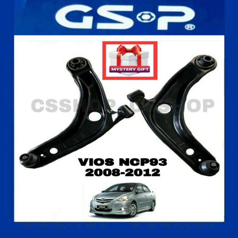 EL GSP TOYOTA VIOS NCP93 DUGONG ( 08-2012 ) LOWER ARM FRONT LEFT AND RIGHT ORIGINAL GSP ...