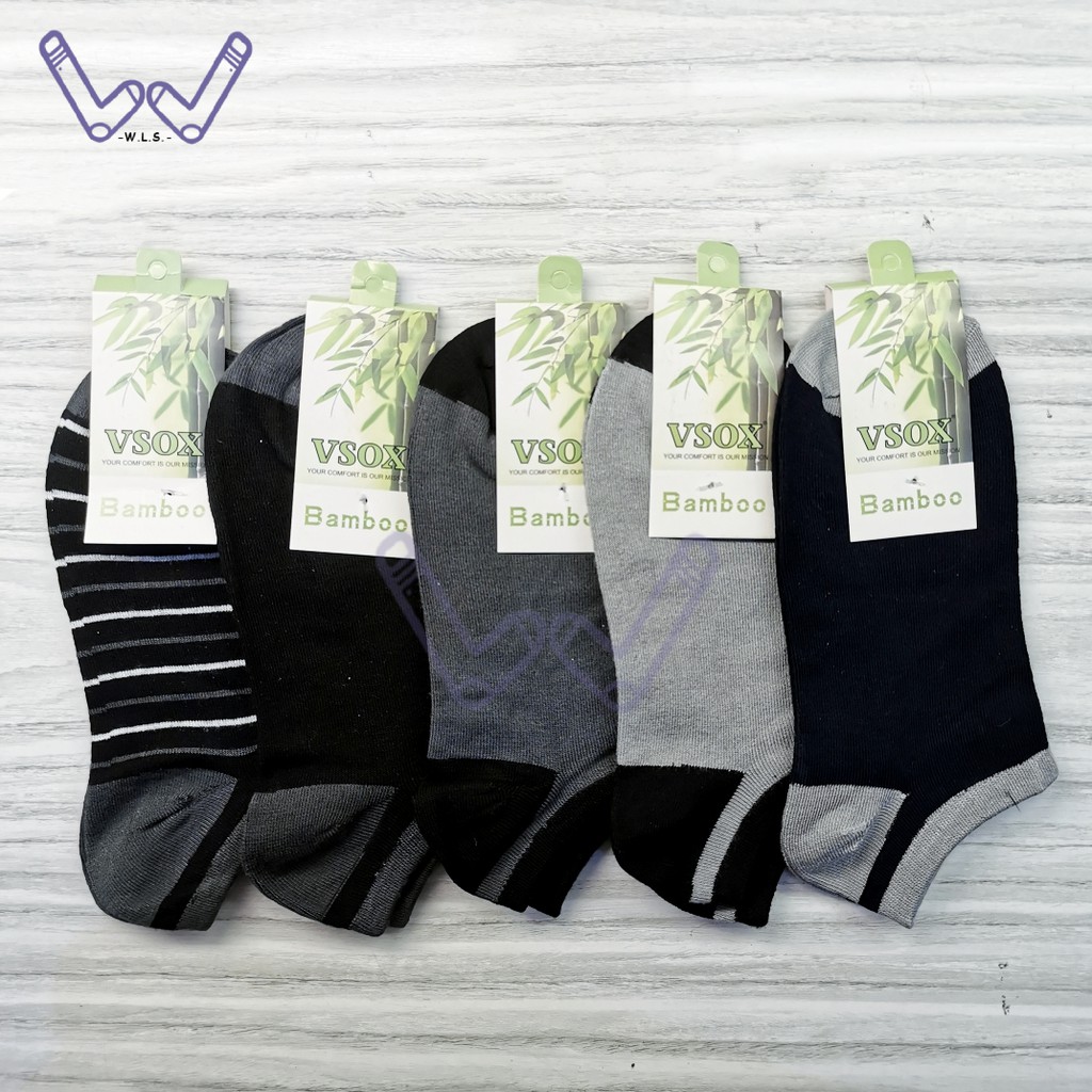 Women Bamboo Ankle Socks - 3 Pairs (Vsox)(Bamboo) | Shopee Malaysia