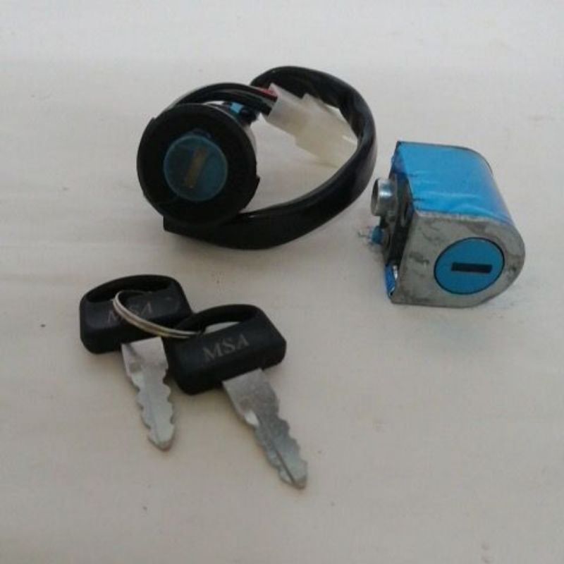HONDA GBO KUNCI MOTOSIKAL MOTOR MOTORCYCLE IGNITION MAIN SWITCH KEY SET ...