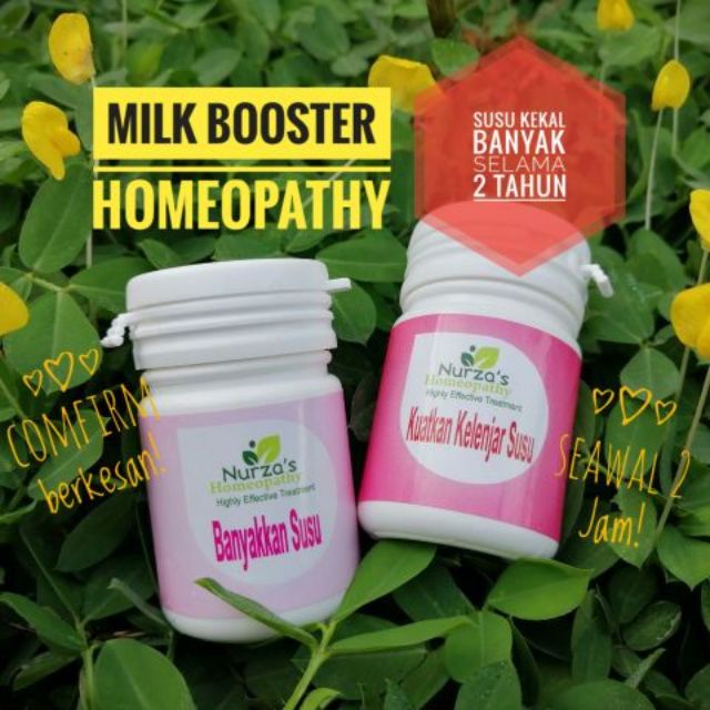 Milk Booster Homeopathy Banyakkan Susu Pekatkan Susu Tambah Susu Ibu ...