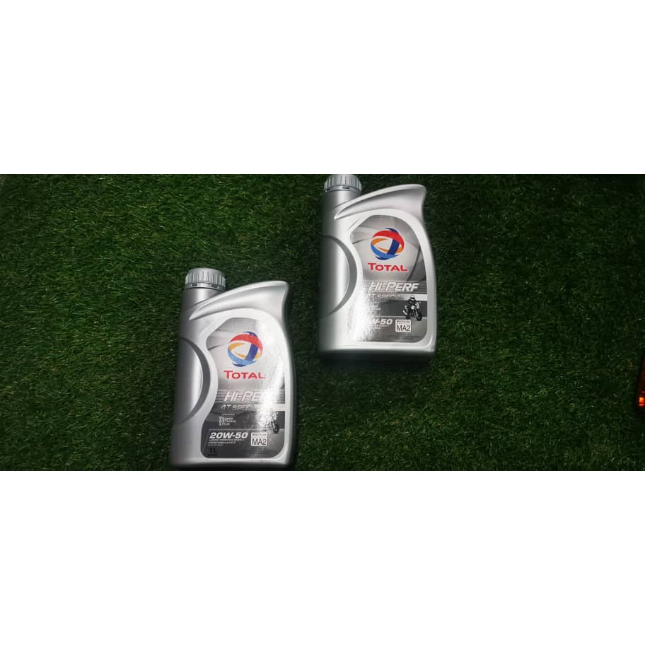 TOTAL HIPERF 4T LUBRICANT 20W50 | Shopee Malaysia
