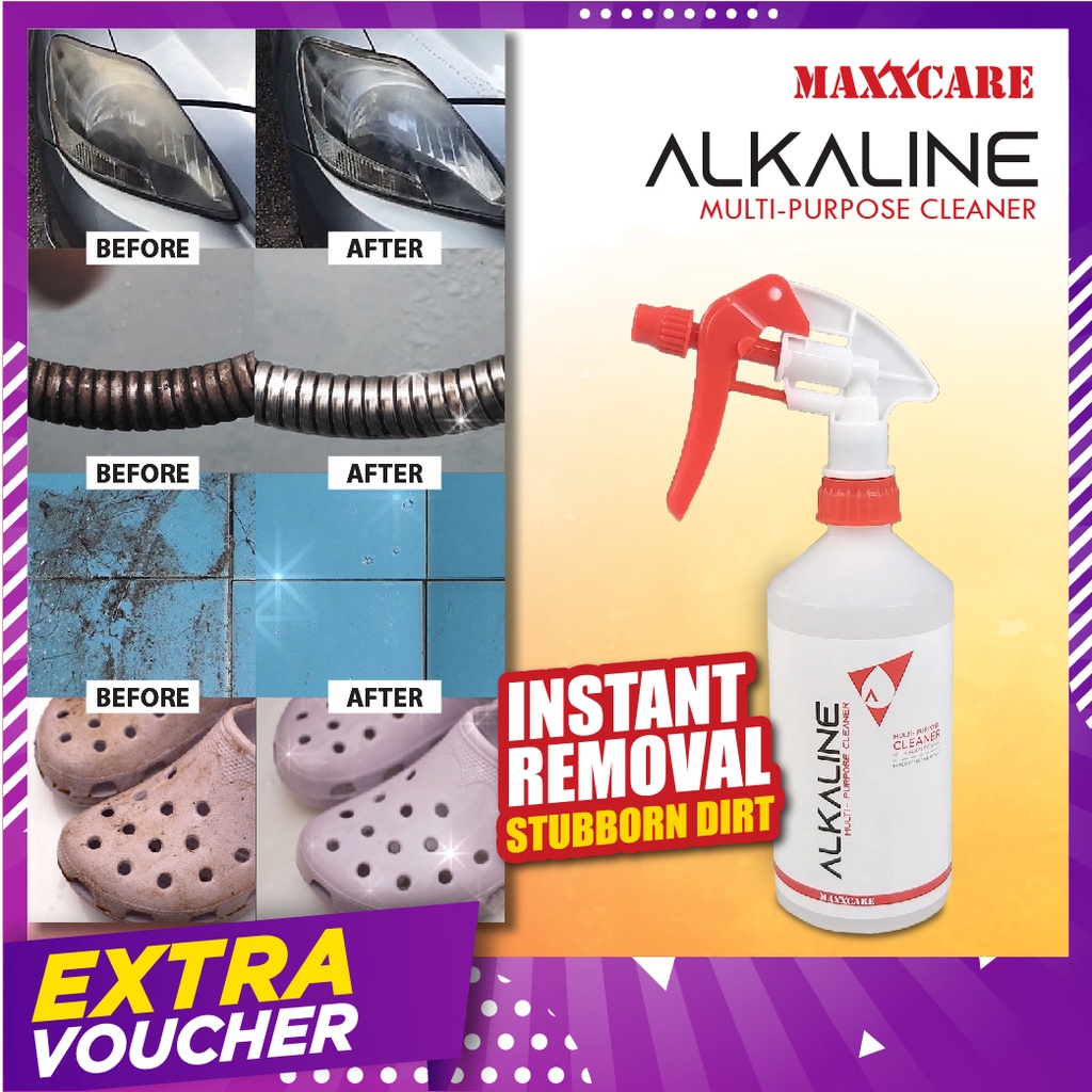Maxxcare Alkaline Multi Purpose Concentrated Cleaner 500ml | Shopee ...