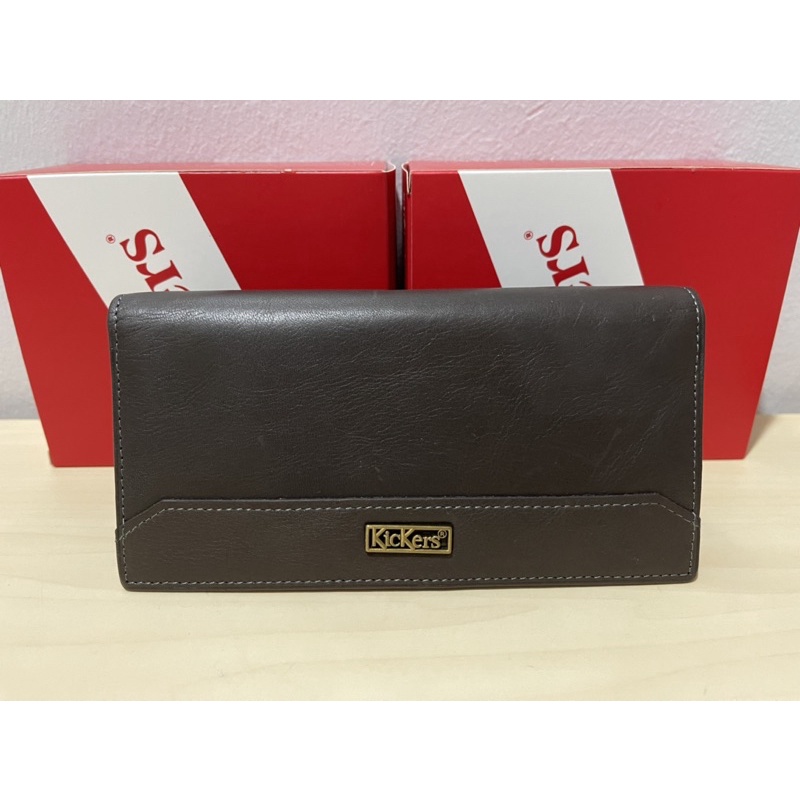 Original Kickers Genuine Leather Long Wallet 1C51420-DNN (BROWN ...