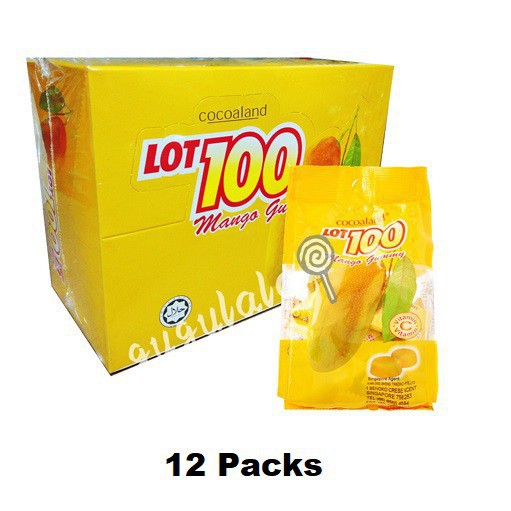 12 Packs Lot 100 Mango Gummy 33g Each (LOCAL READY STOCKS) | Shopee ...