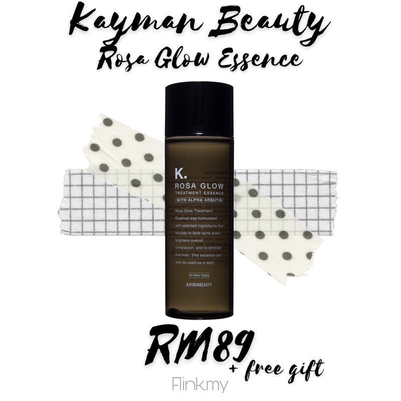 (READY STOCK) KAYMAN ROSA GLOW TREATMENT ESSENCE | Shopee Malaysia