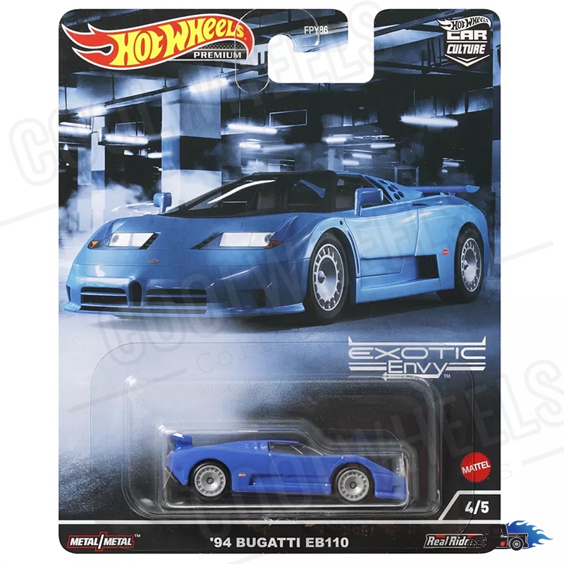 Hot Wheels Premium 2022 Car Culture Exotic Envy - '94 Bugatti EB1 10 ...